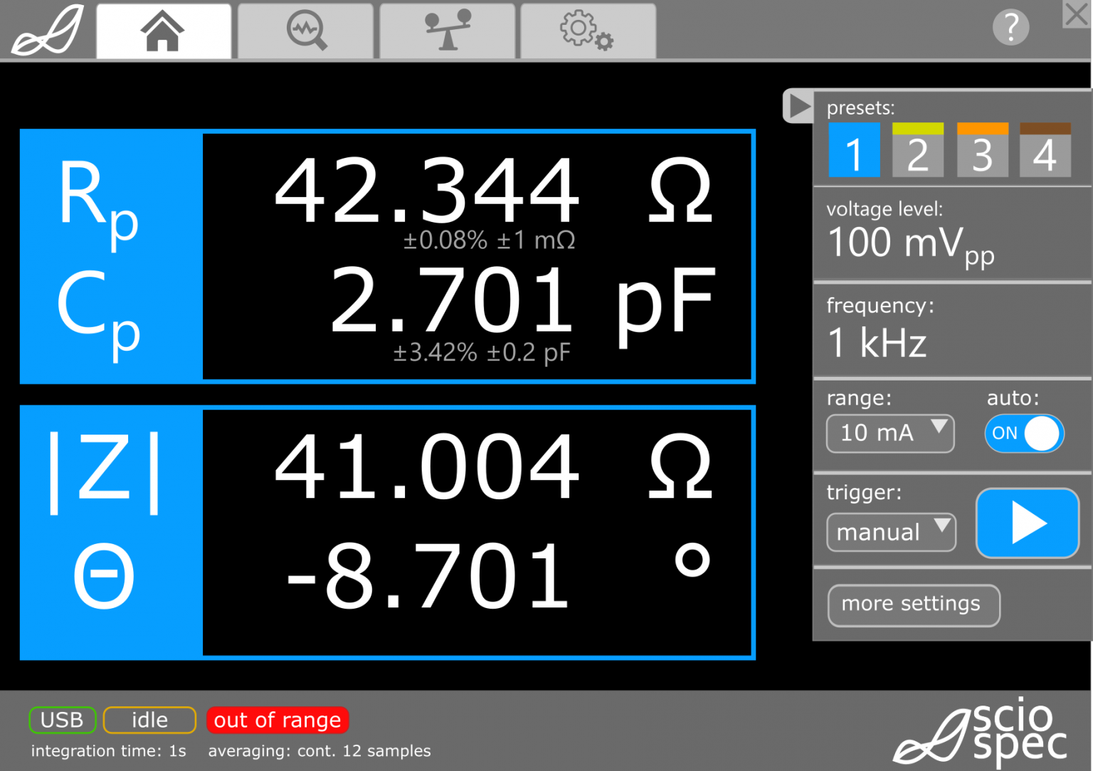 Comparison of LCR meters vs impedance analyzers - Sciospec
